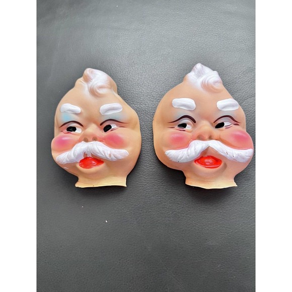 Unknown | Art | 2 Creepy Santa Claus Rubber Faces Only Face 95s Japan ...